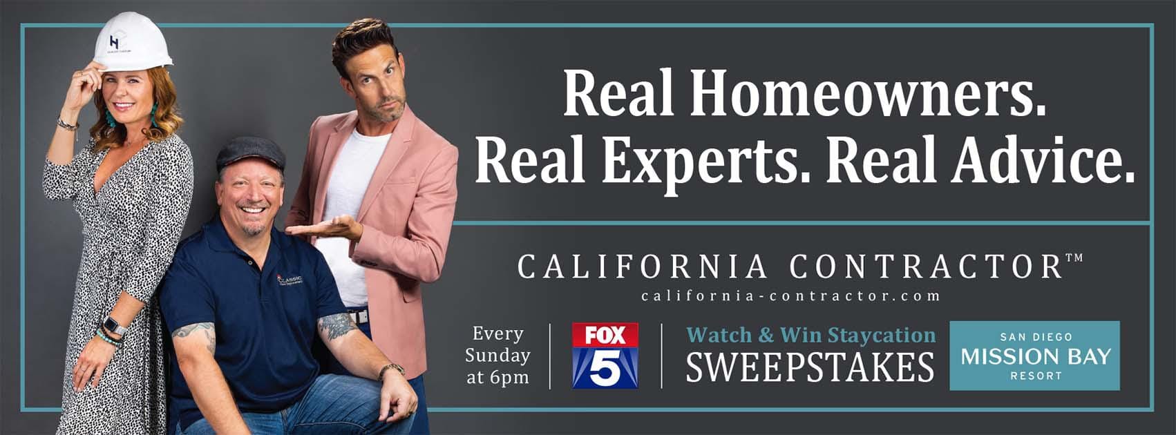 Title Sponsors Announced for California Contractor TV Show (Coming This ...