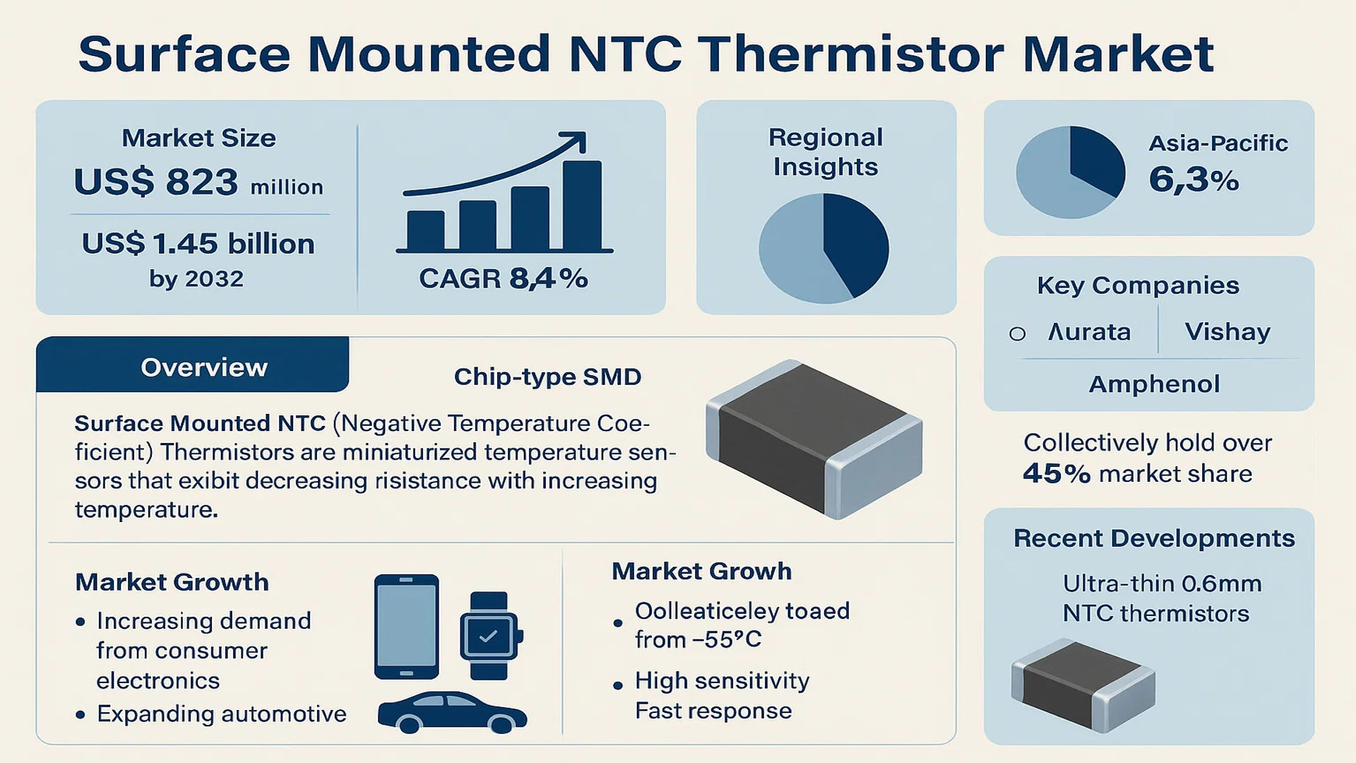Surface Mounted NTC Thermistor Market Growth 2025: Key Developments ...