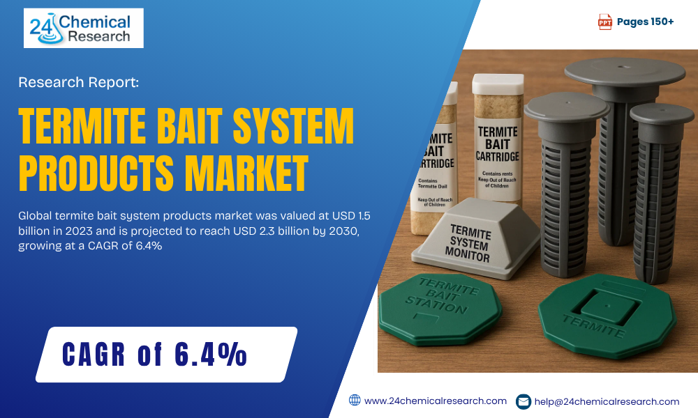 Termite Bait System Market to Soar at 6.4% CAGR, Hitting USD 2.3 ...