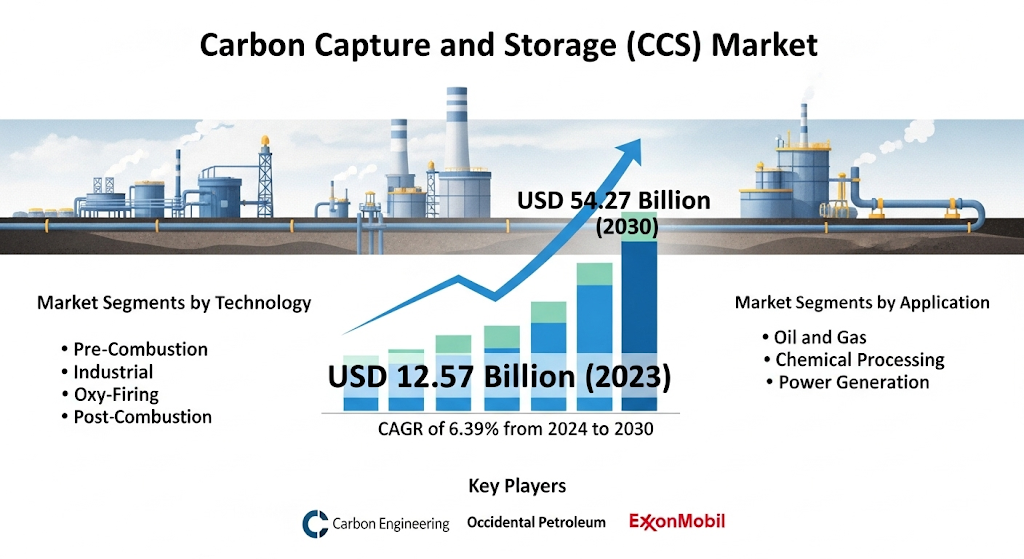 Carbon Capture and Storage (CCS) Market to Reach USD 54.27Bn
