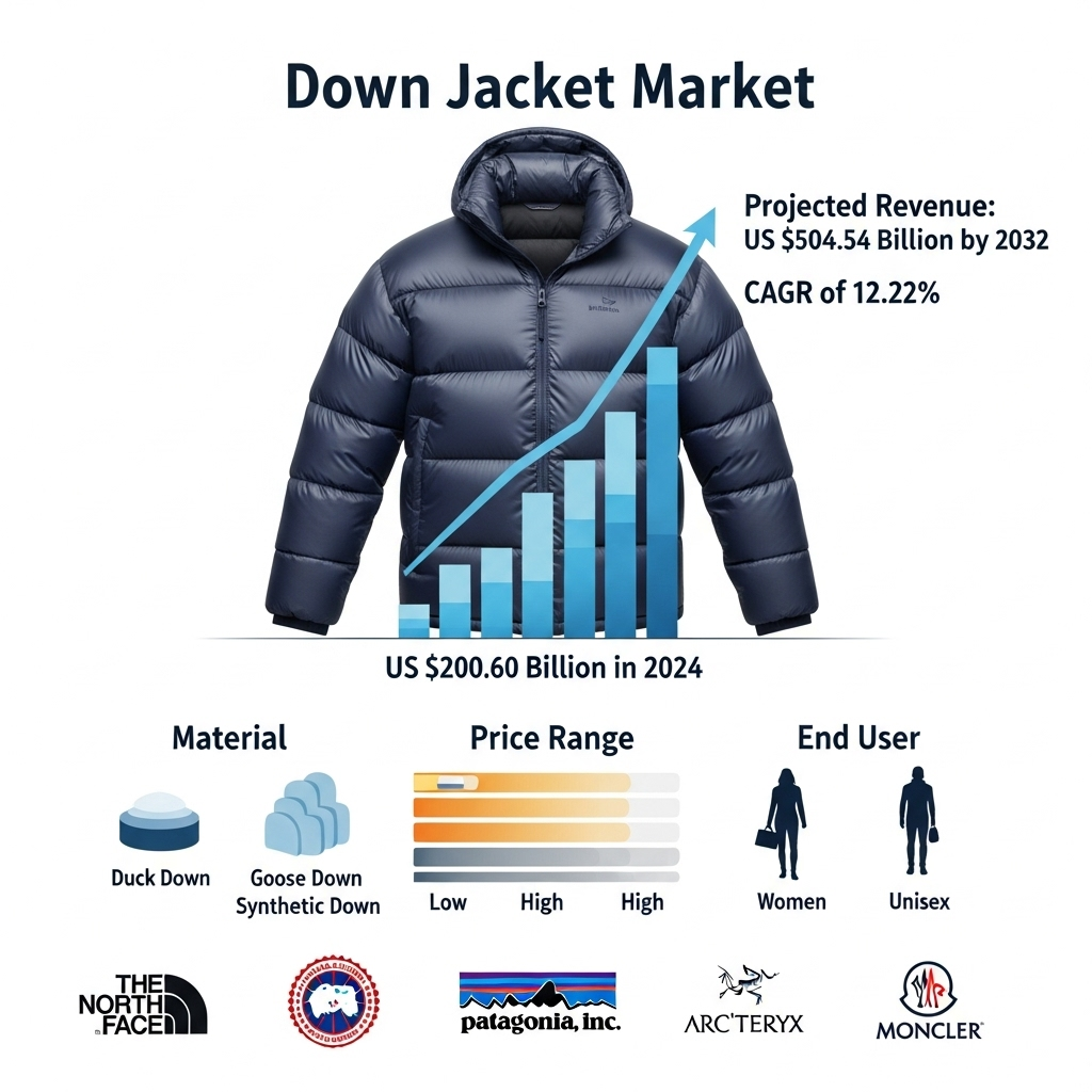 Down Jacket Market Set to Reach USD 504.54 Billion by 2032