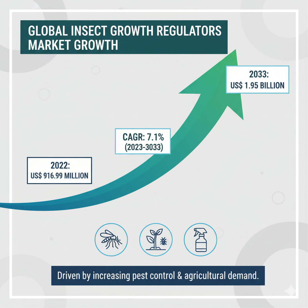 Insect Growth Regulators Market to Reach USD 1.95 Billion by 2033 ...