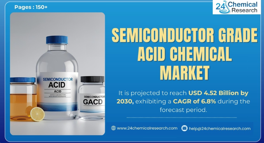 Semiconductor Grade Acid Chemical Market to Hit USD5.1 Billion by 2030 ...