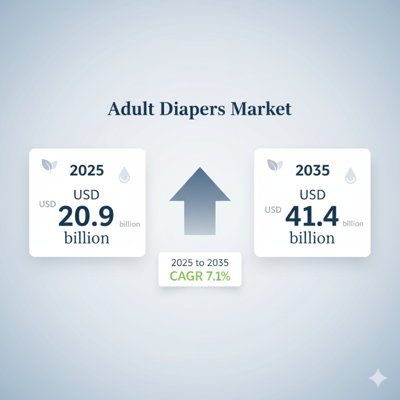 Global Adult Diapers Market to Reach USD 41.4 Billion by 2035, Driven ...