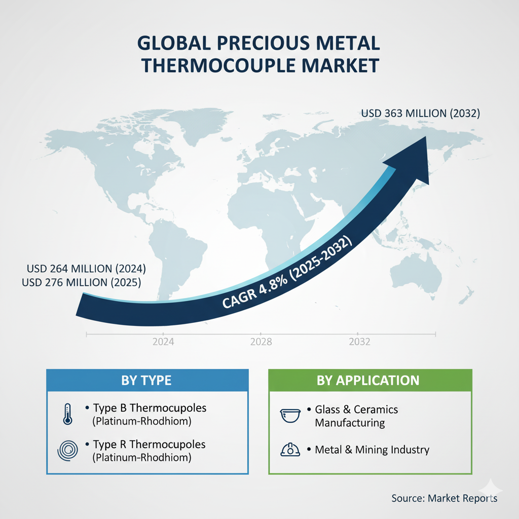 Global Precious Metal Thermocouple Market to Reach USD 363 Million by ...