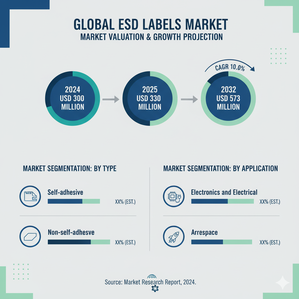 Global ESD Labels Market to Reach USD 573 Million by 2032, Exhibiting a ...