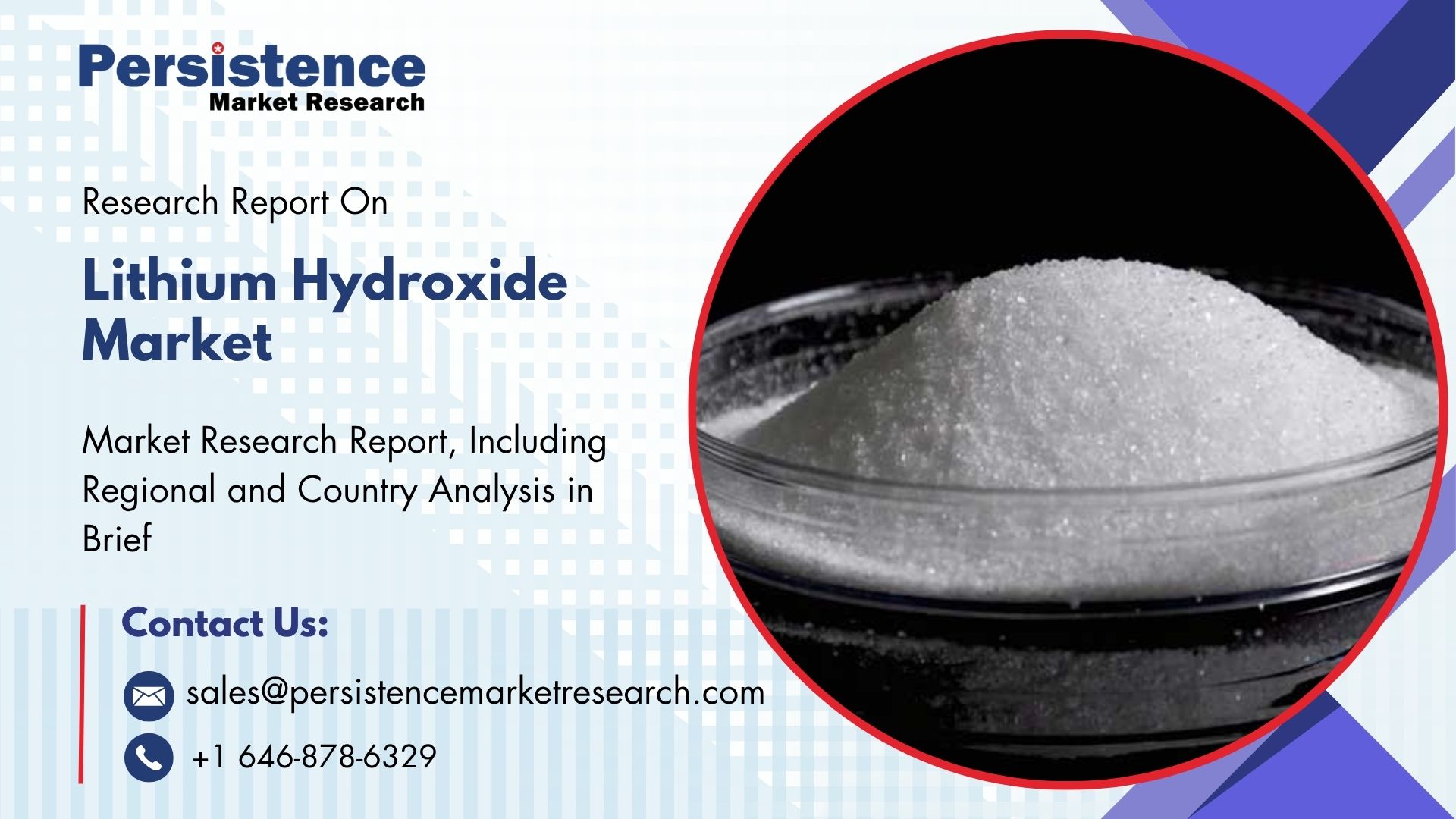 Lithium Hydroxide Market to See a Significant Rise to US$ 1,291.5 Mn by ...