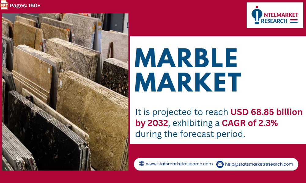 Global Marble Market Expected to Grow at 2.3% CAGR, Reaching USD 68.85 ...