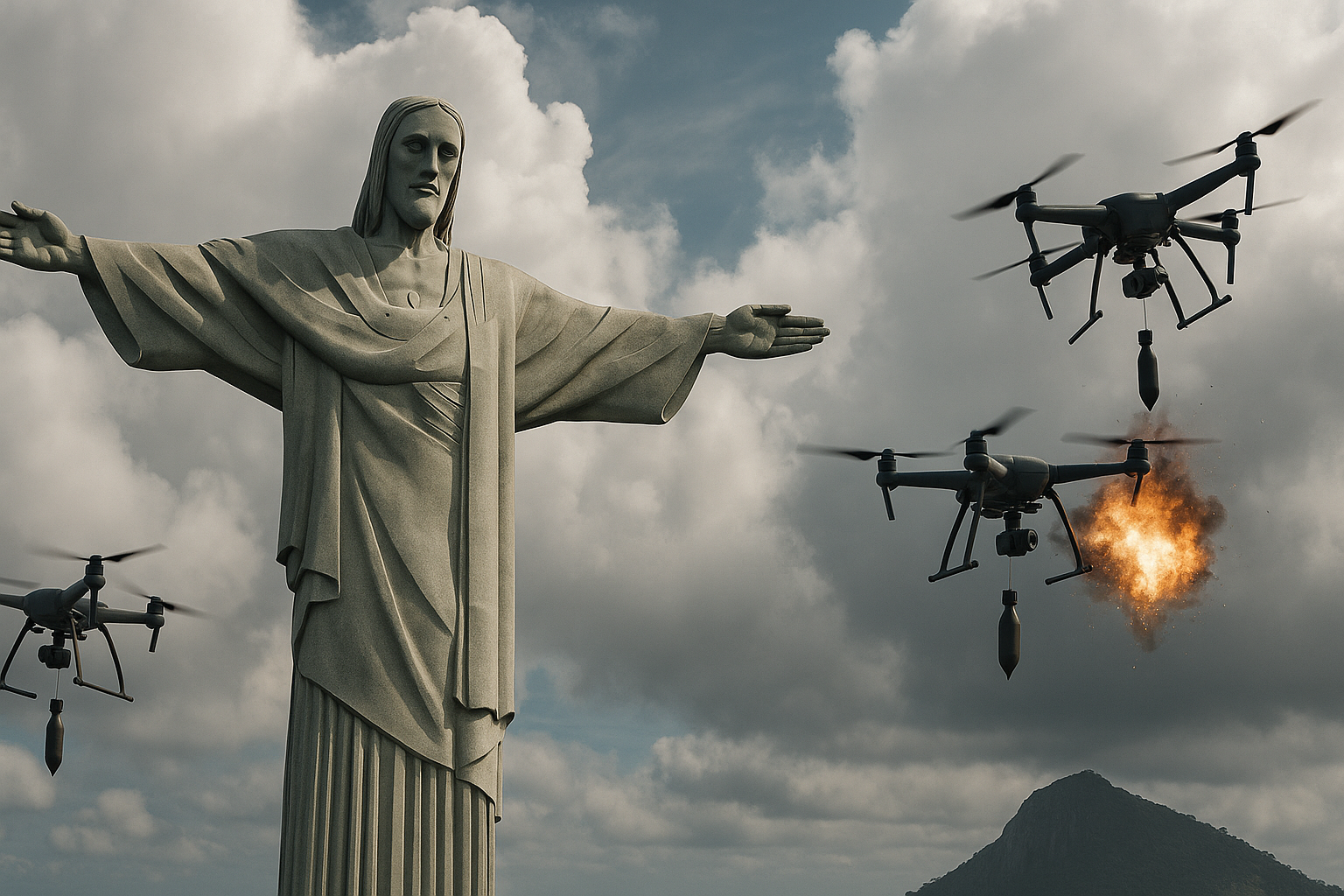 Narco Terrorists Attack Police with Drones in Brazil — One Day After ...