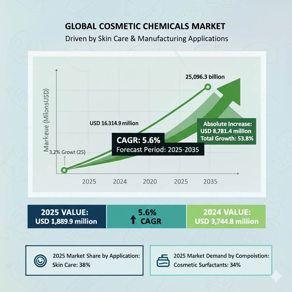 U.S. Cosmetic Chemicals Market Forecast 2025–2035: Trends and Growth ...