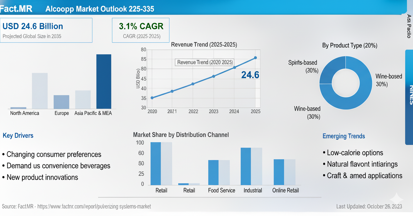 Alcopop Market CAGR (2025-2035): USA-3.5%, Australia-3.8%, Mexico-3.6% ...