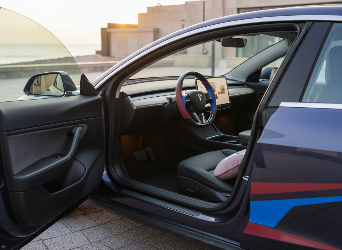 Tesla Steering Wheel Peeling Again? AXECO’s Stylish Upgrade Is Becoming ...