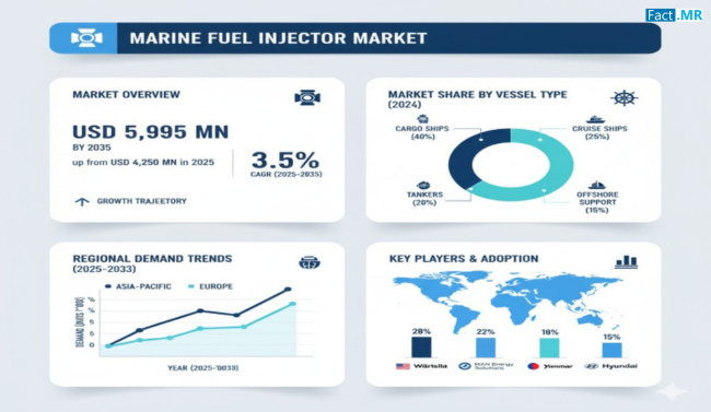 Global Marine Fuel Injector Market to Reach USD 5.99 Billion by 2035 ...