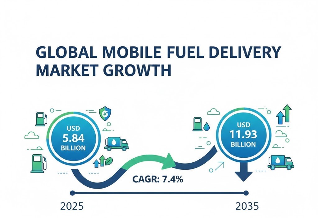 Mobile Fuel Delivery Market to Surpass USD 11.93 Billion by 2035 ...