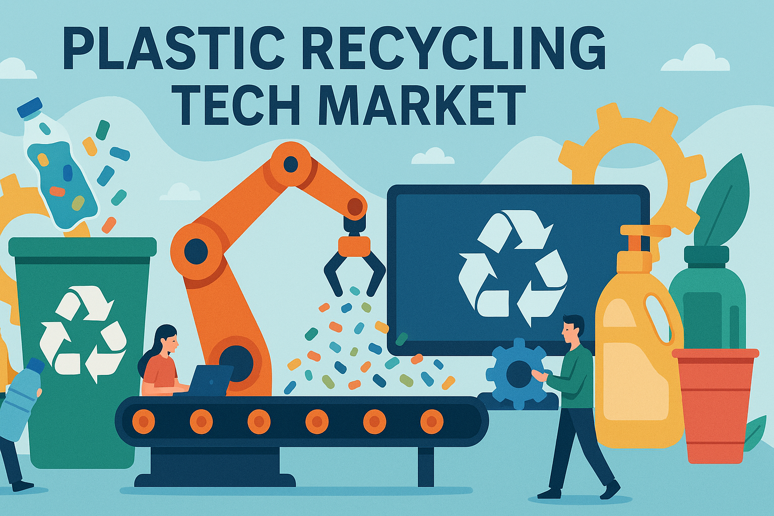 Plastic Recycling Tech Market Hits New High | Major Giants Amcor, Tomra ...