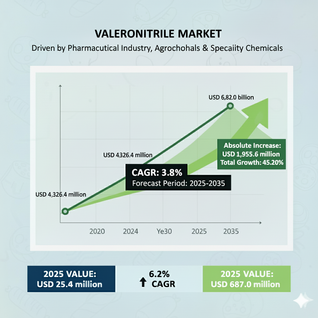 Valeronitrile Market to Hit USD 6.3 Billion by 2035 - Newstrail