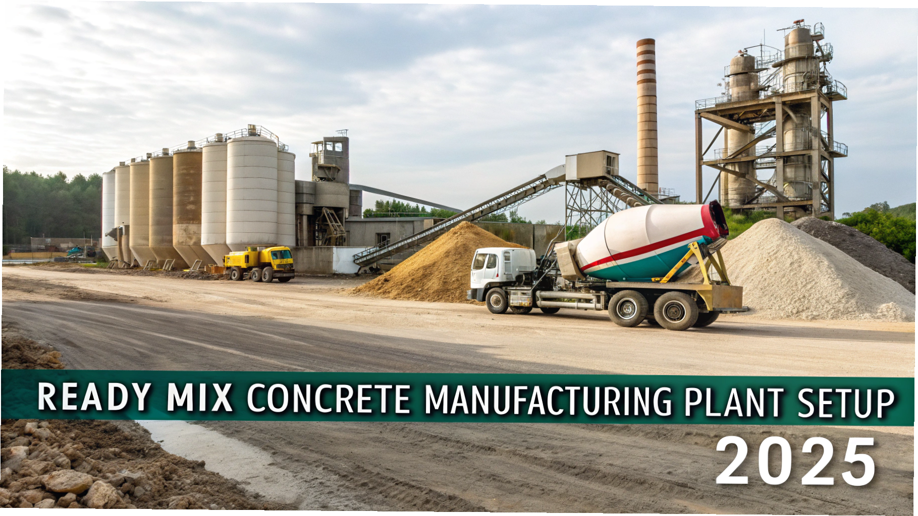 Ready Mix Concrete Manufacturing Plant Setup | Project Report 2025 ...