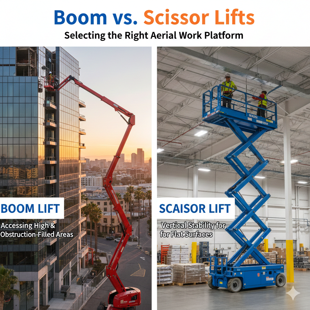Boom vs. Scissor Lifts: Selecting the Right Lift for Work - Newstrail