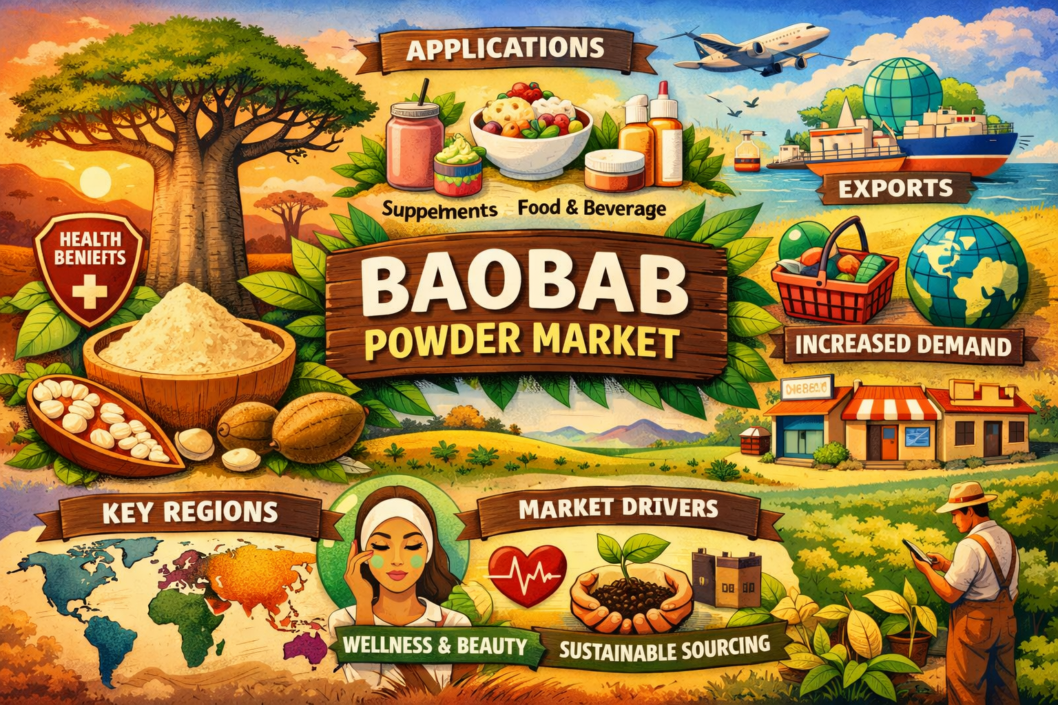 Baobab Powder Market Hits New High | Major Giants Baobab Foods, Aduna ...