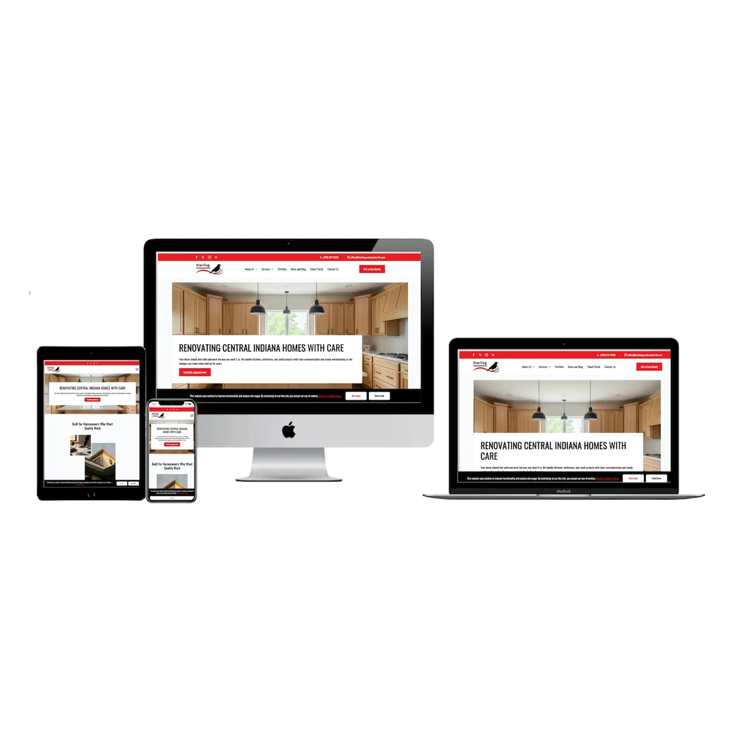 Starling Construction Unveils New Website by BlakSheep Creative to ...