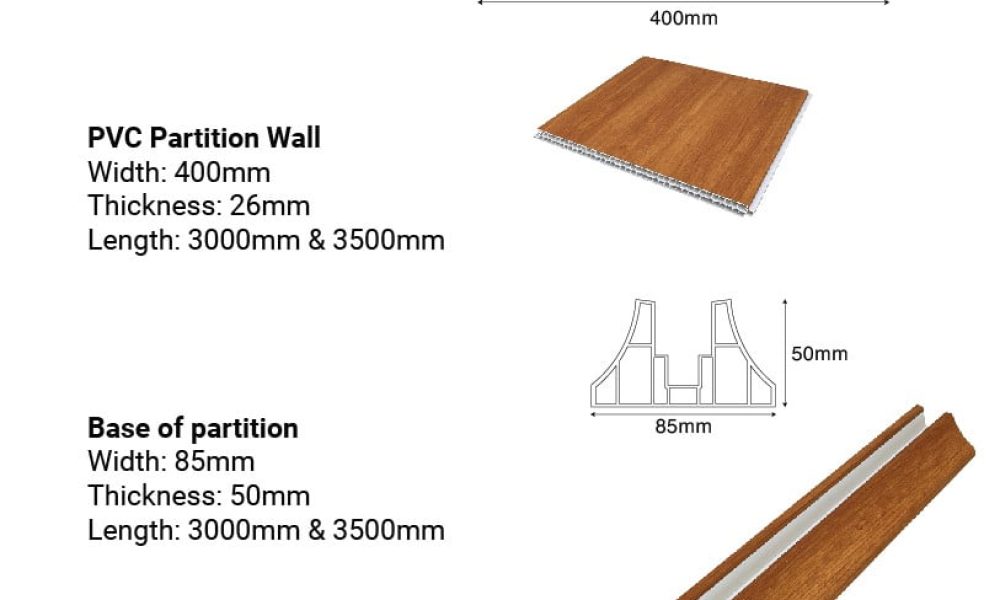 Wood grain PVC partition walls distributed in Vietnam: Durable and ...