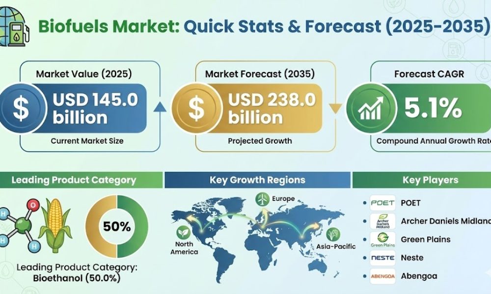 Global Biofuels Market Outlook 2026-2036: Strategic Trends, Innovation ...