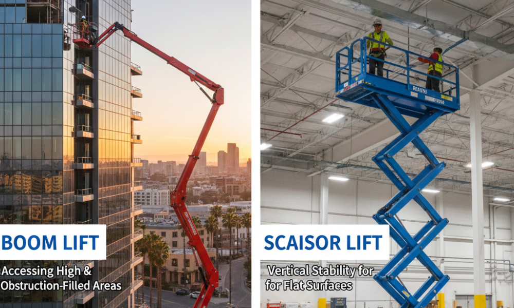 Boom vs. Scissor Lifts: Selecting the Right Lift for Work - Newstrail