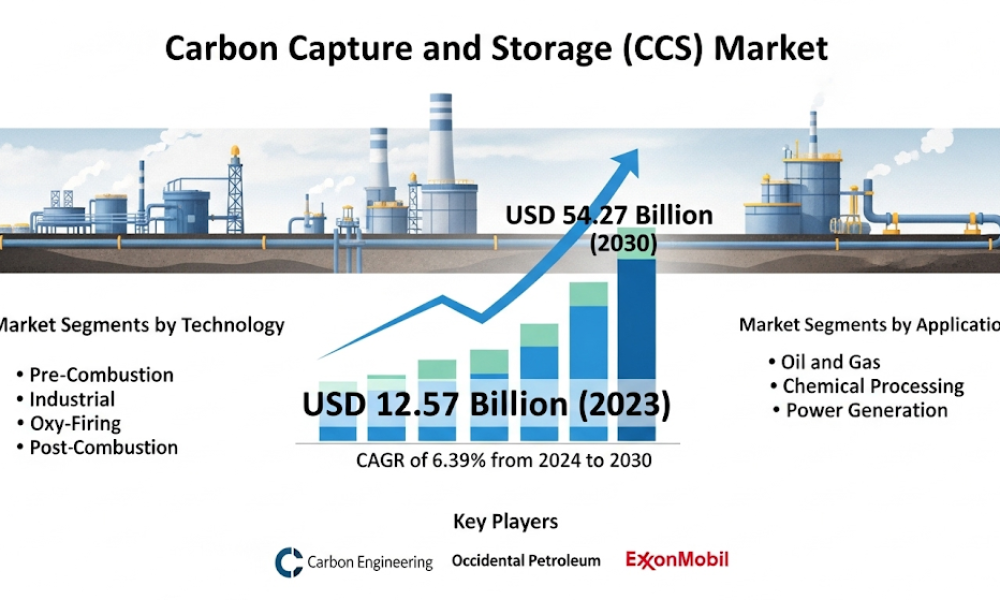 Carbon Capture and Storage (CCS) Market to Reach USD 54.27Bn