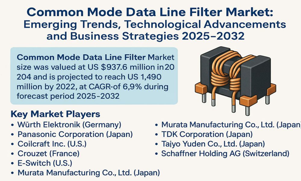 Common Mode Data Line Filter Market to grow from US$937.6M in 2024 to ...