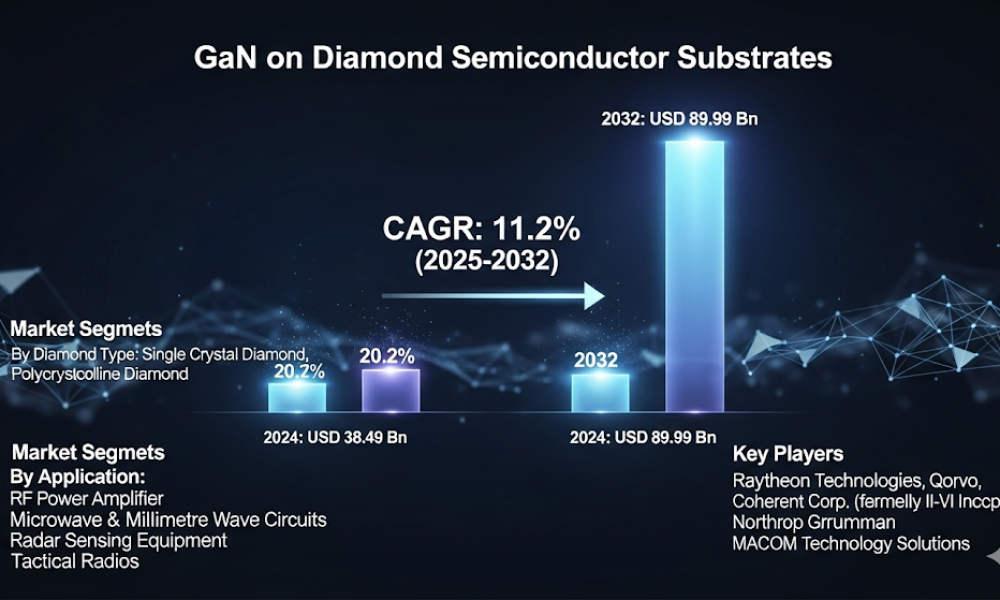 GaN on Diamond Semiconductor Substrates Market