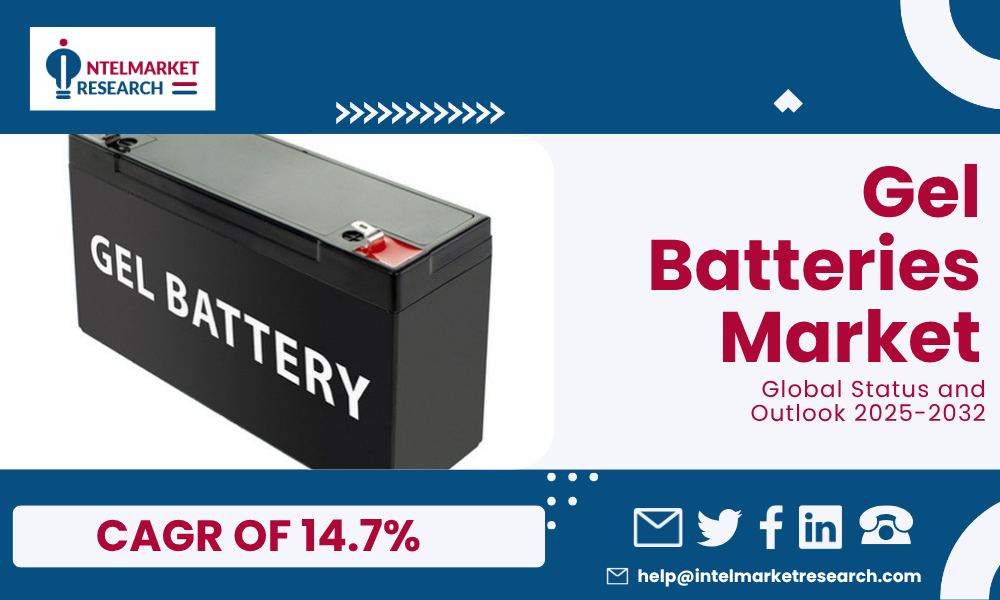 Global Gel Batteries Market to Reach USD 8.00 Billion by 2032, Growing ...