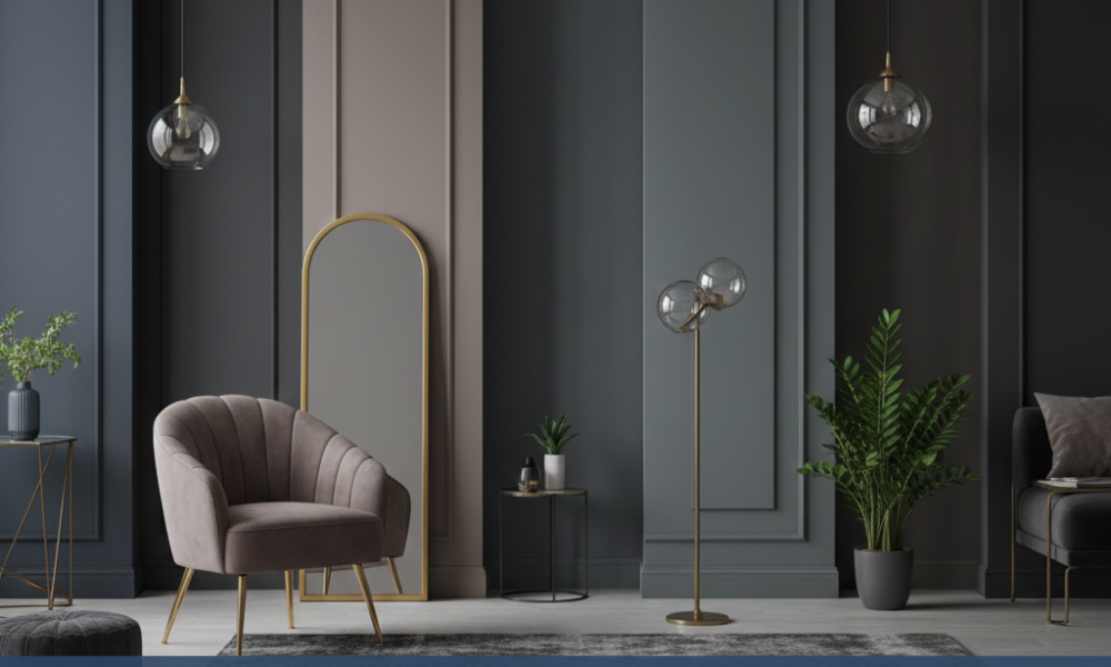 7 Dark Gray Wall Colors Designers Trust for Dramatic Interiors Spaces ...