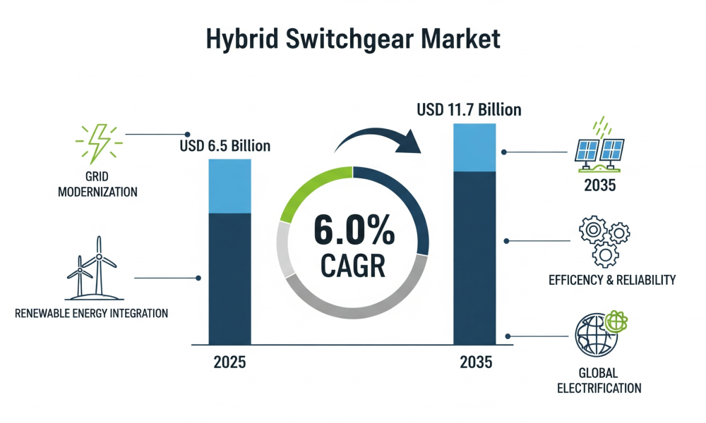 Hybrid Switchgear Market to Reach USD 11.7 Billion by 2035 Driven by ...