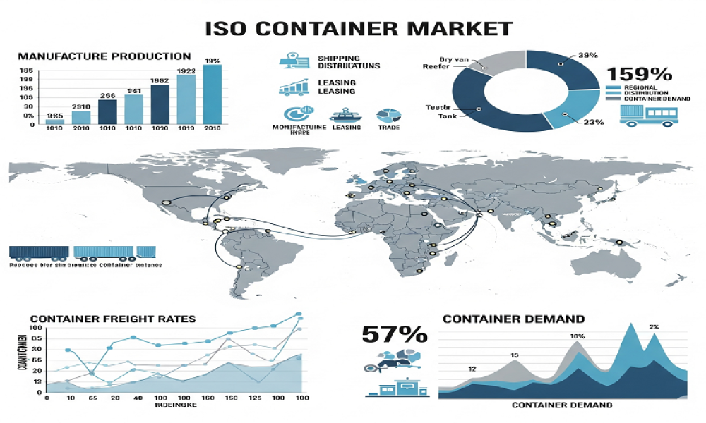ISO Container Market Hits New High | Major Giants Maersk, CMA CGM, MSC ...