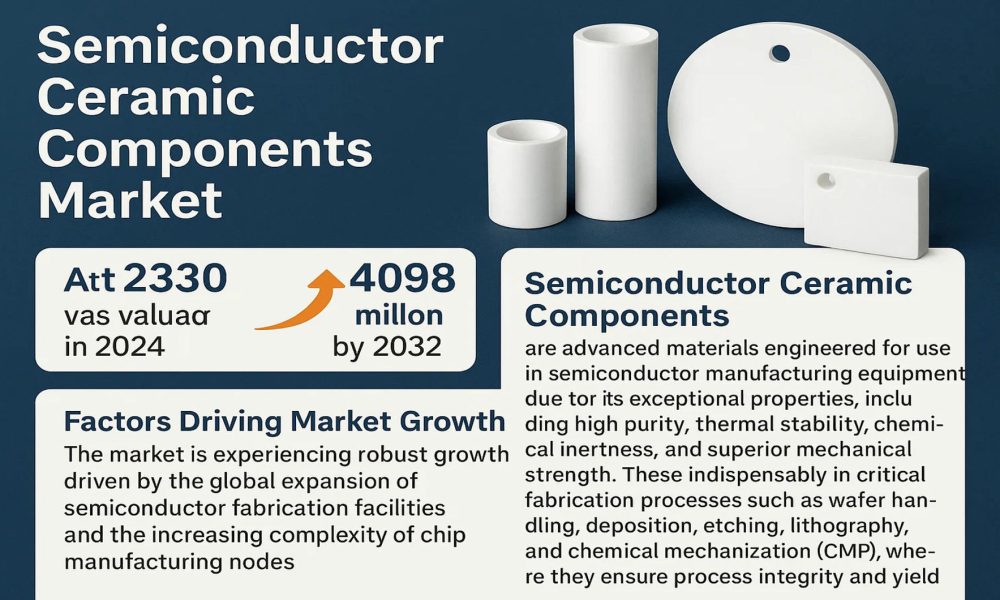 Semiconductor Ceramic Components Market valued at $2.33B in 2024 ...